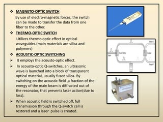 Optical switching | PPTX