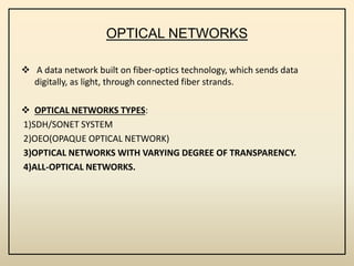 Optical switching | PPTX