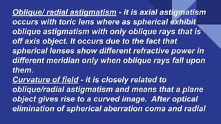 Optical aberration | PDF