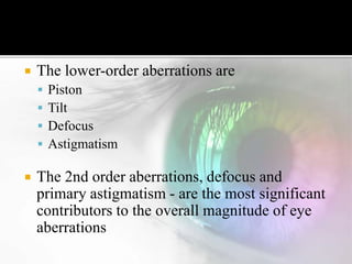Optical aberrations | PPTX