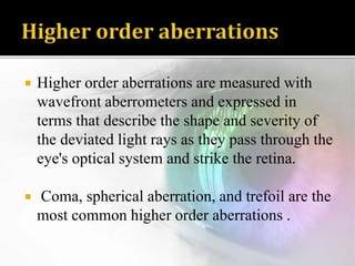 Optical aberrations | PPTX