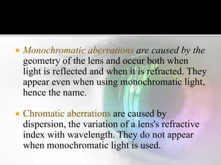 Optical aberrations | PPTX