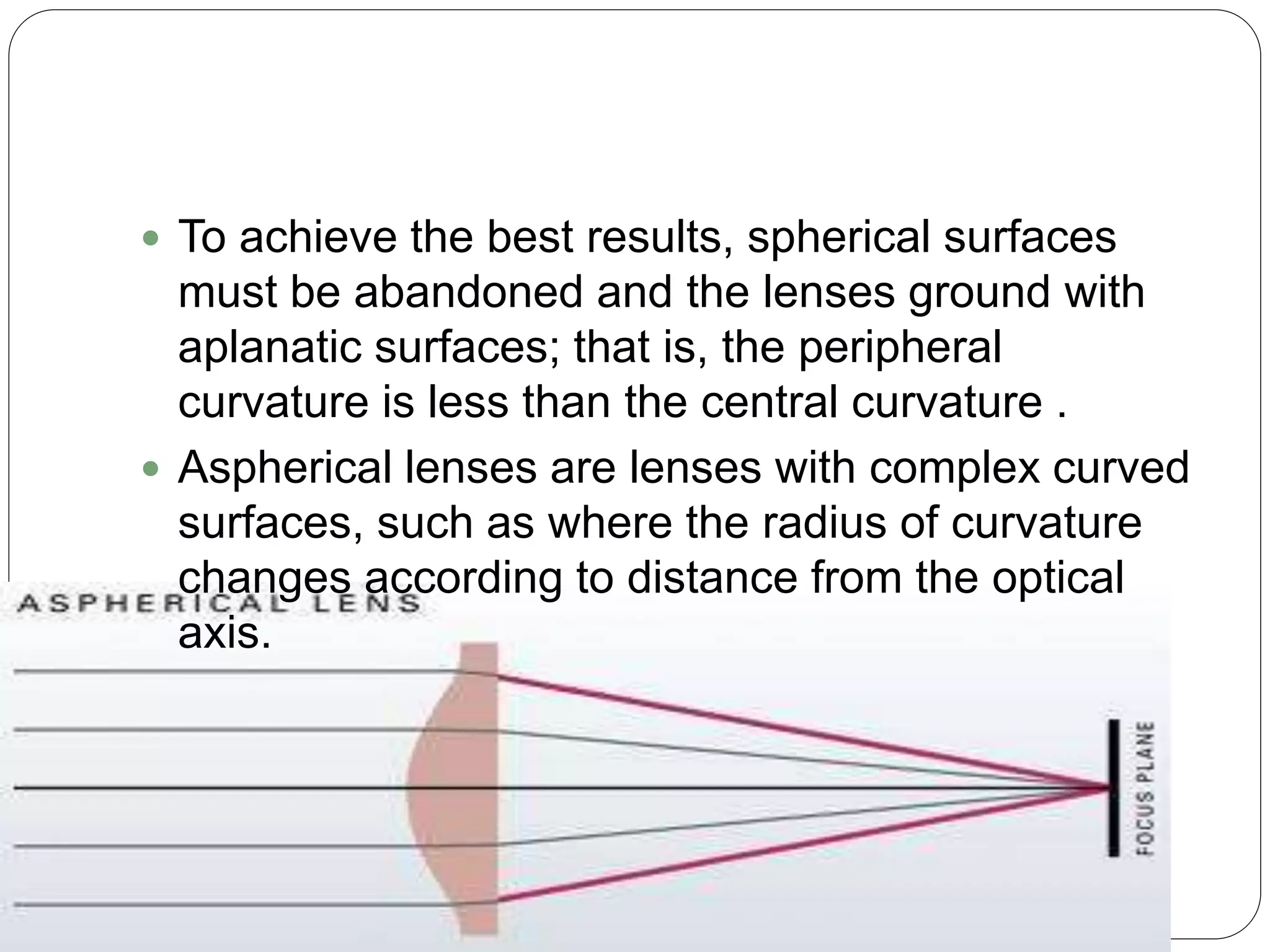 Optical aberrations | PPTX