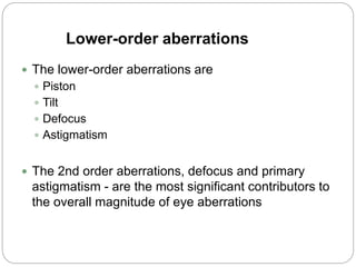 Optical aberrations | PPTX