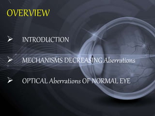 Optical aberrations | PPTX
