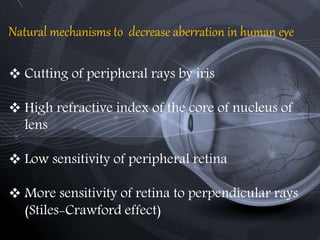 Optical aberrations | PPTX