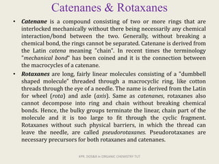 Optical activity in catenanes and rotaxanes | PPTX