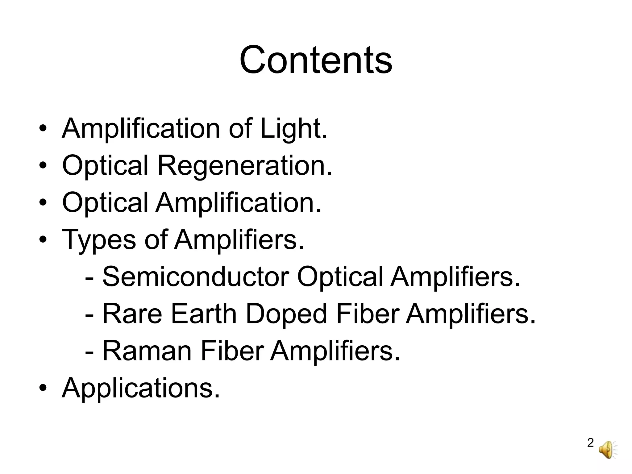 Optical amplification | PPT