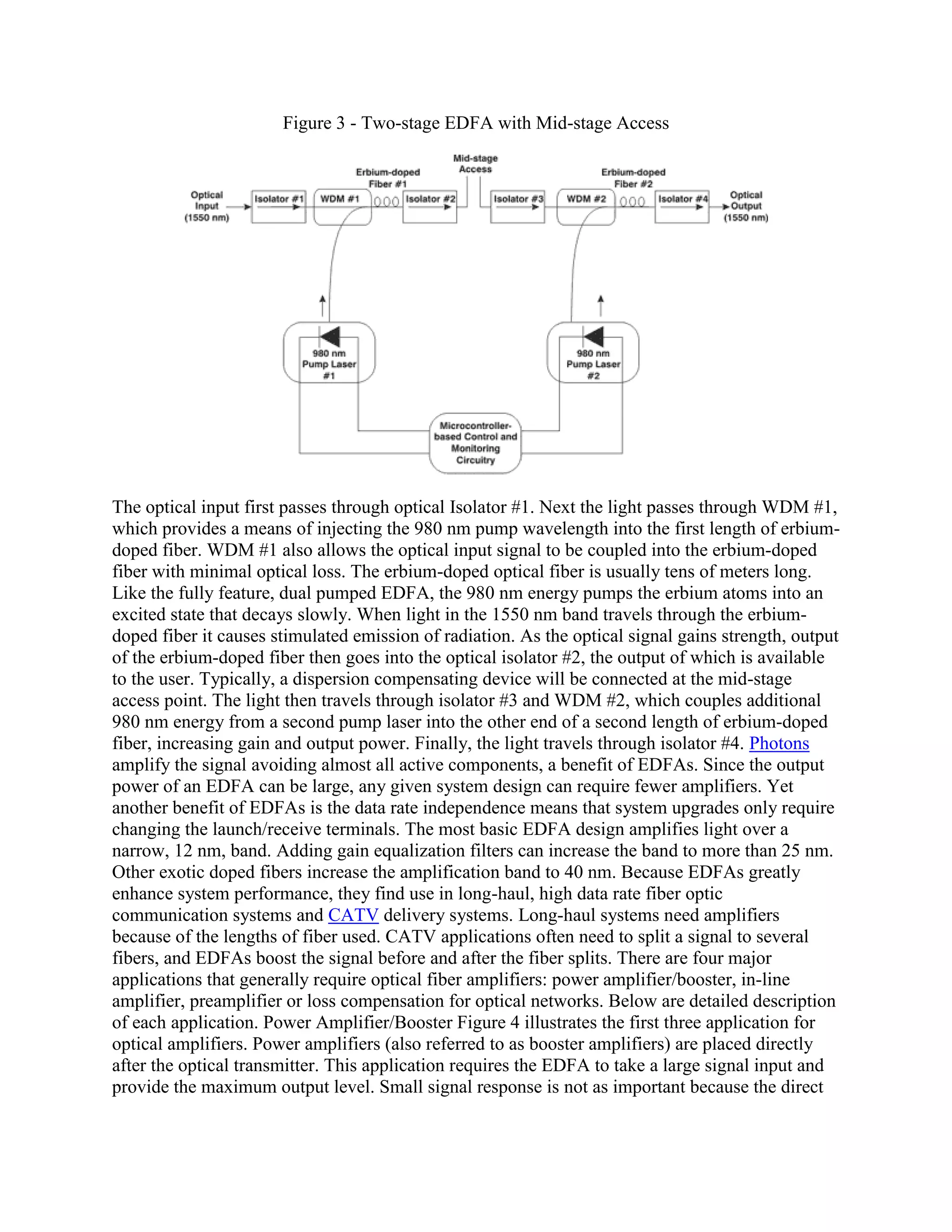 Optical amplifiers | DOCX | Physics | Science