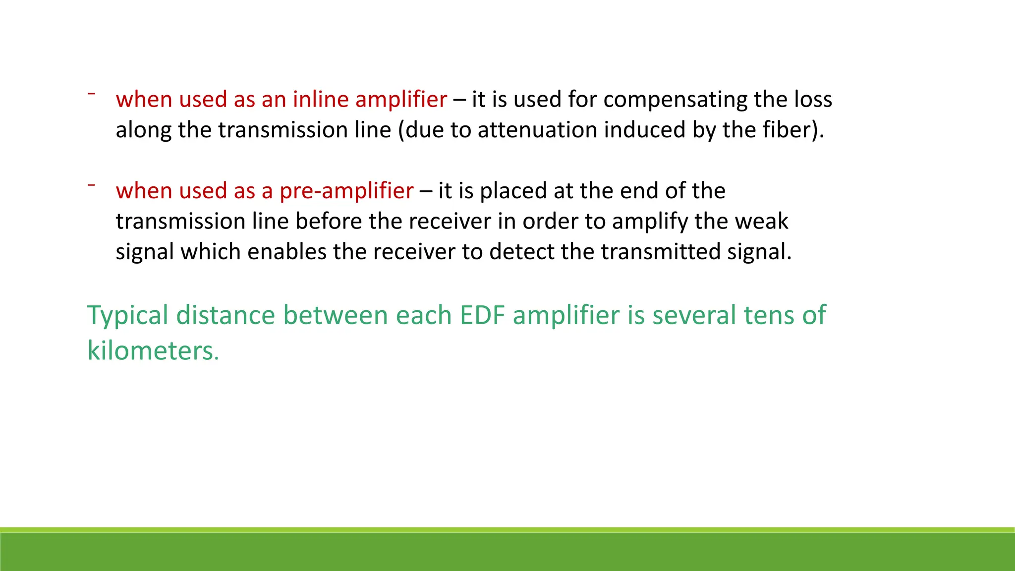 A PowerPoint presentation on Optical Amplifiers.pptx