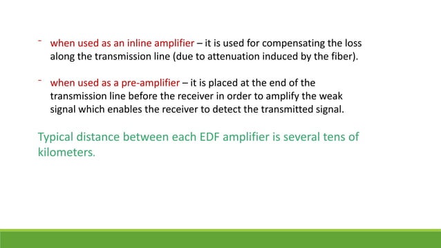 A PowerPoint presentation on Optical Amplifiers.pptx