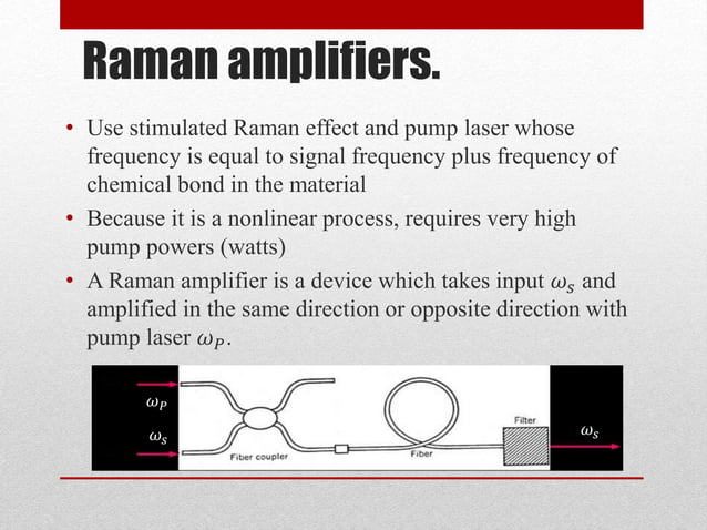 Optical amplifiers- review | PPTX | Computer Networking | Computing