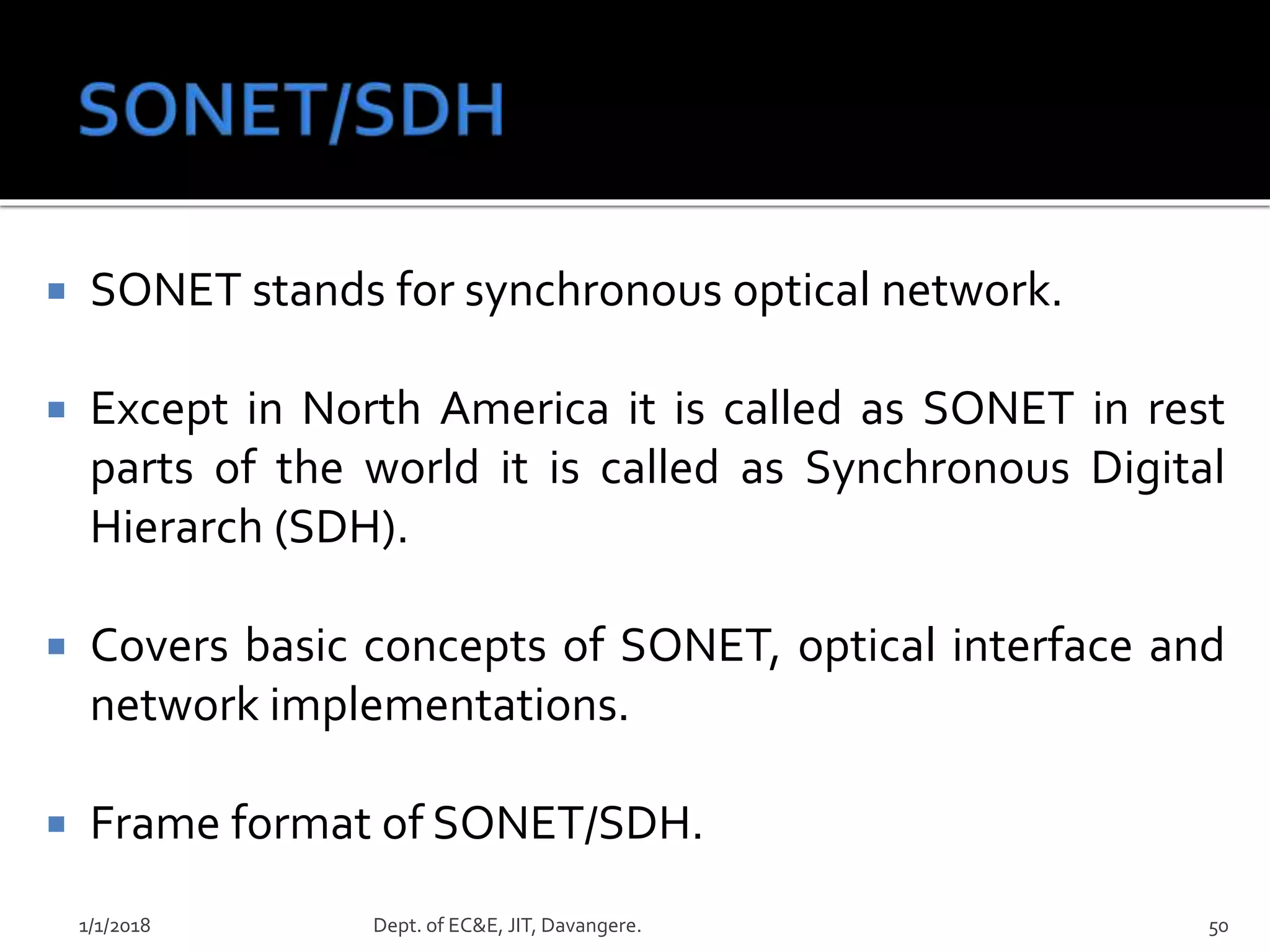 Optical amplifiers and networking | PPTX