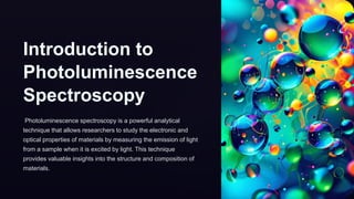 characterization technique photoluminesence .pptx