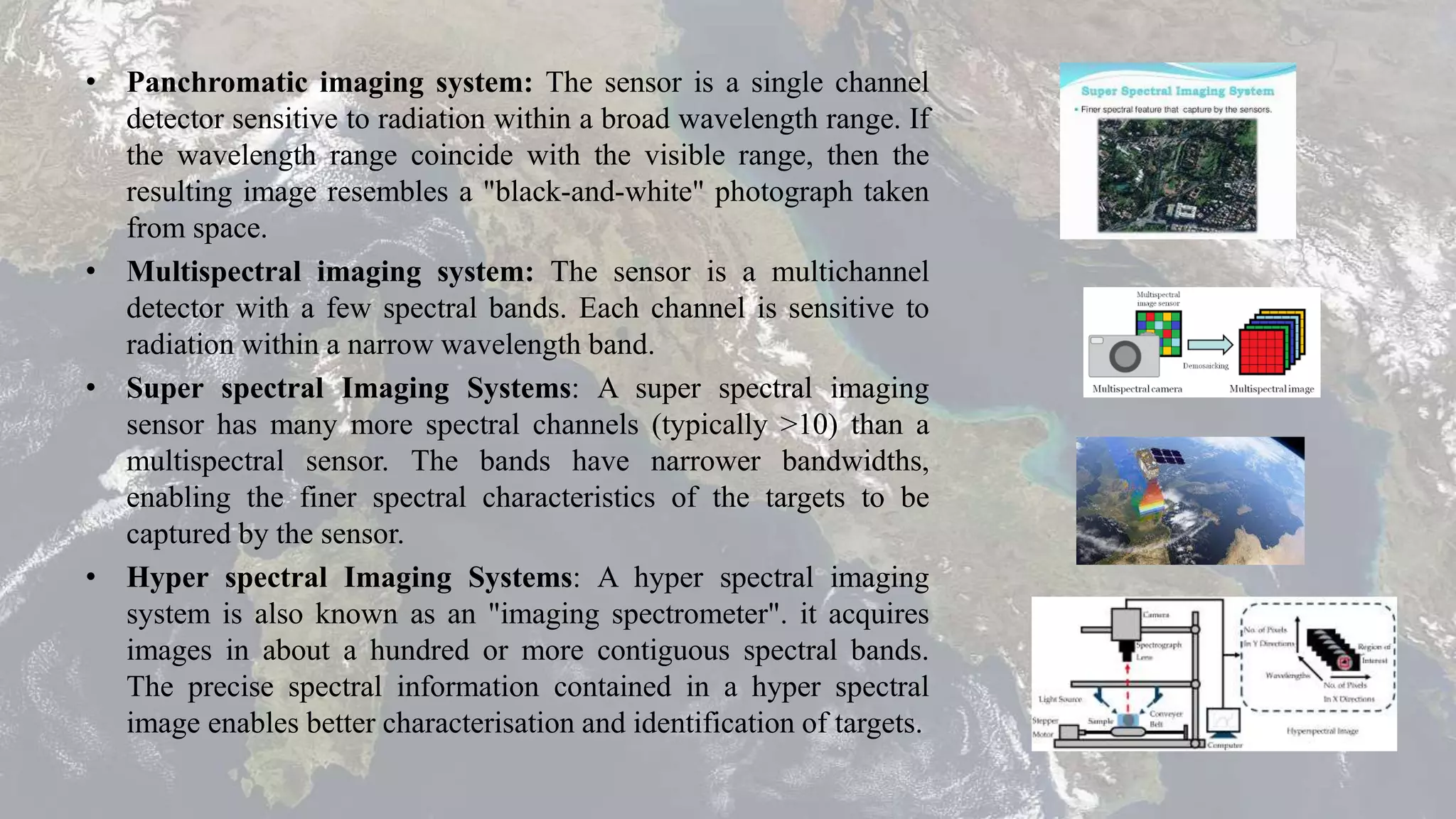 Optical and infrared remote sensing | PPTX | Geography | Science