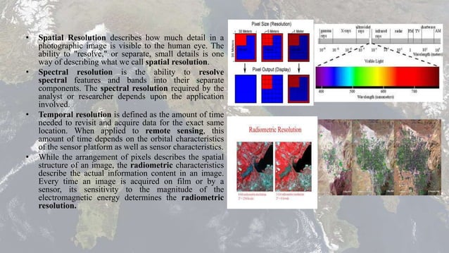 Optical and infrared remote sensing | PPTX | Geography | Science