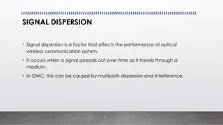 OPTICAL AND WIRELESS COMMUNICATION ppt notes | PPTX