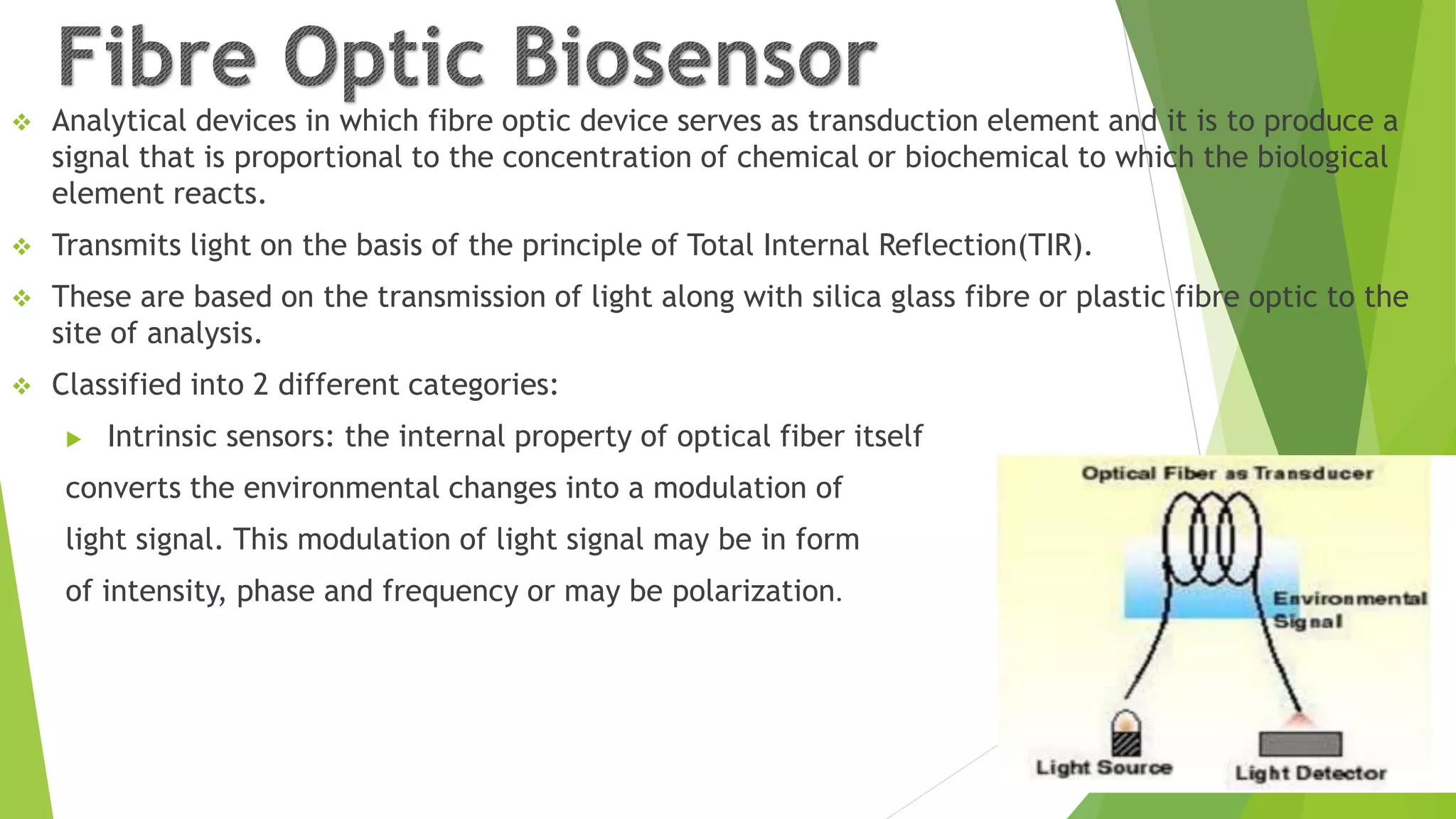 Optical biosensor | PPTX