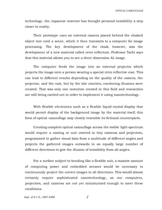 Optical camouflage | DOCX