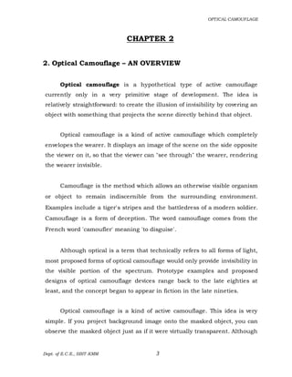 Optical camouflage | DOCX