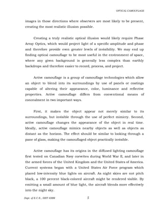 Optical camouflage | DOCX