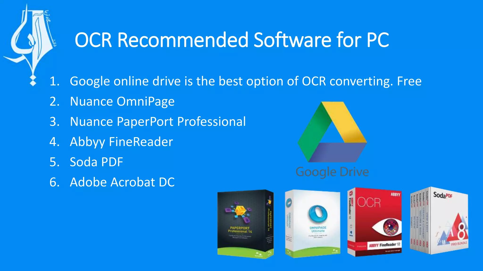 Optical Character Recognition | PPTX