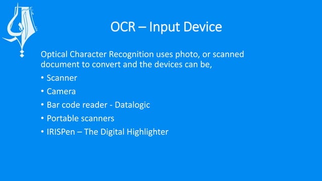 Optical Character Recognition | PPT