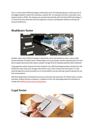What is Optical Character Recognition (OCR) Technology? | PDF