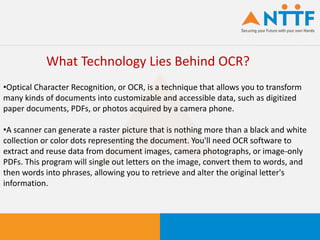 OPTICAL CHARACTER RECOGNIZATION NEERAJ.pptx