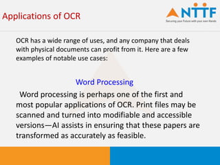 OPTICAL CHARACTER RECOGNIZATION NEERAJ.pptx