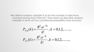 Optical communication system using Probability and Random Process | PPTX