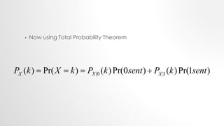 Optical communication system using Probability and Random Process | PPTX