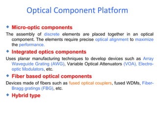 Optical components | PPT