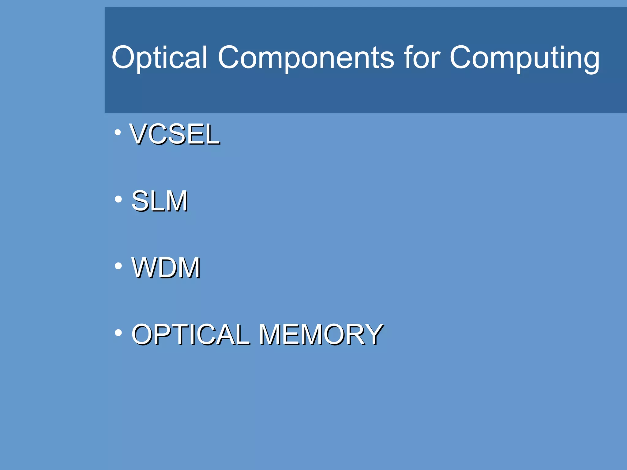 Optical Computer | PPT