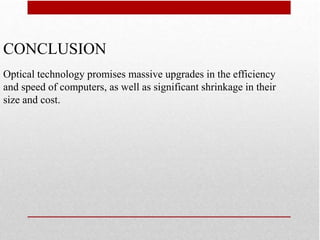 Optical computers | PPTX