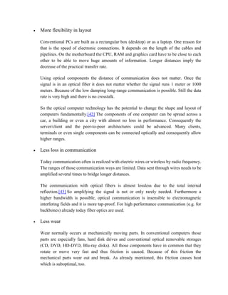 Optical computing | DOCX | Computing | Technology & Computing