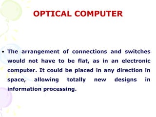 Opticalcomputing final | PPT