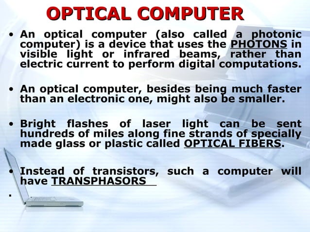 Opticalcomputing final | PPT