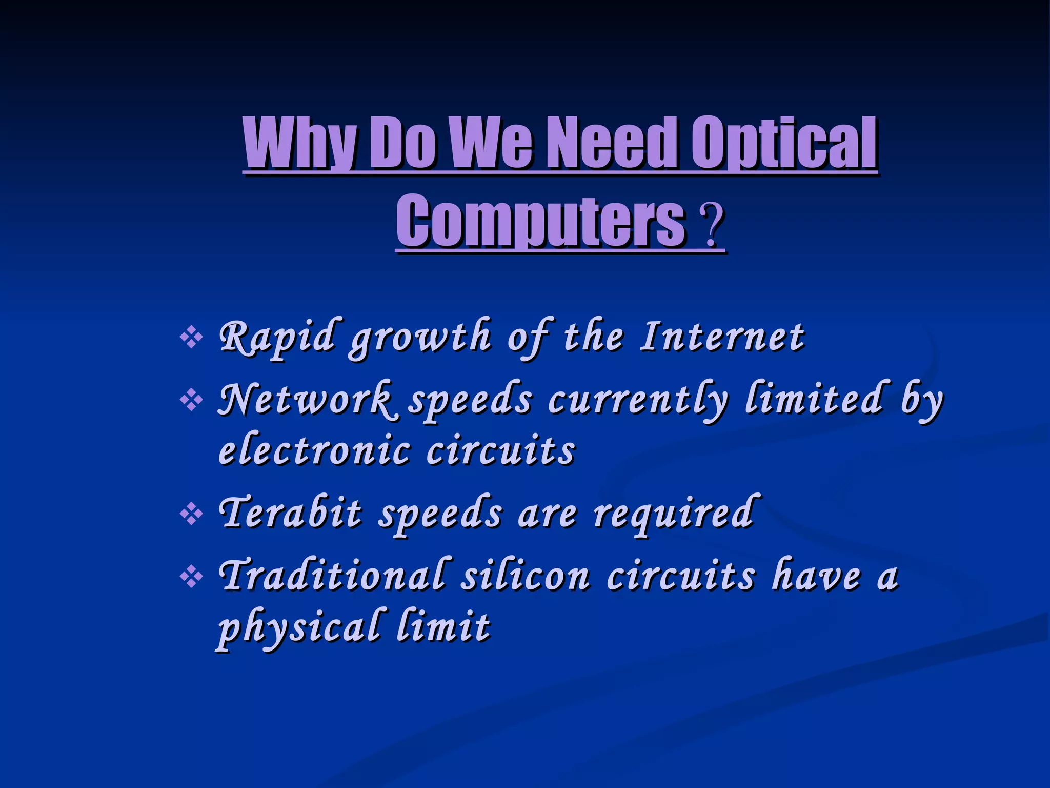 Optical Computing Technology | PPT