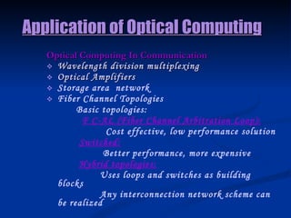 Optical Computing Technology | PPT