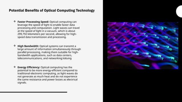 Optical computing technology | Computer Science.pptx