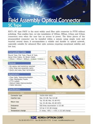 Optical Connector | PPTX