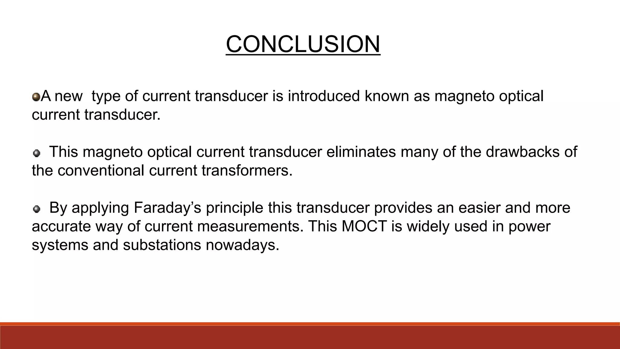 Optical Current Transformer (OCT) | PDF