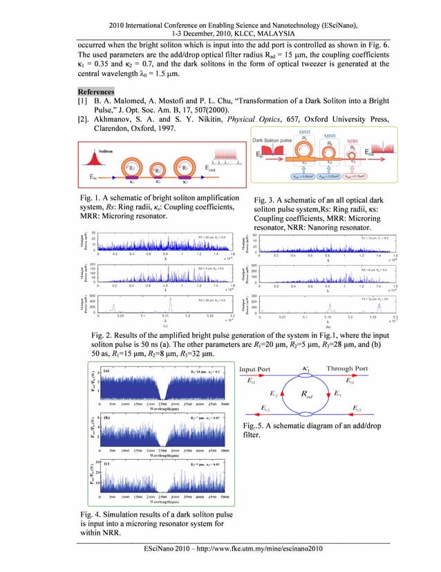 Optical dark and bright soliton generation and amplification | PDF