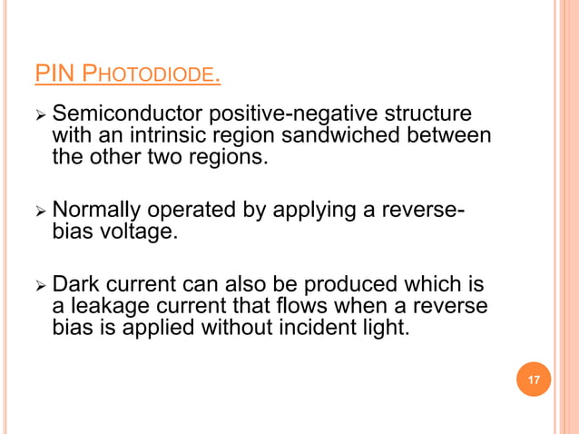 Optical detectors details and technologies with formulas | PPTX ...