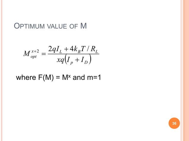 Optical detectors details and technologies with formulas | PPTX ...