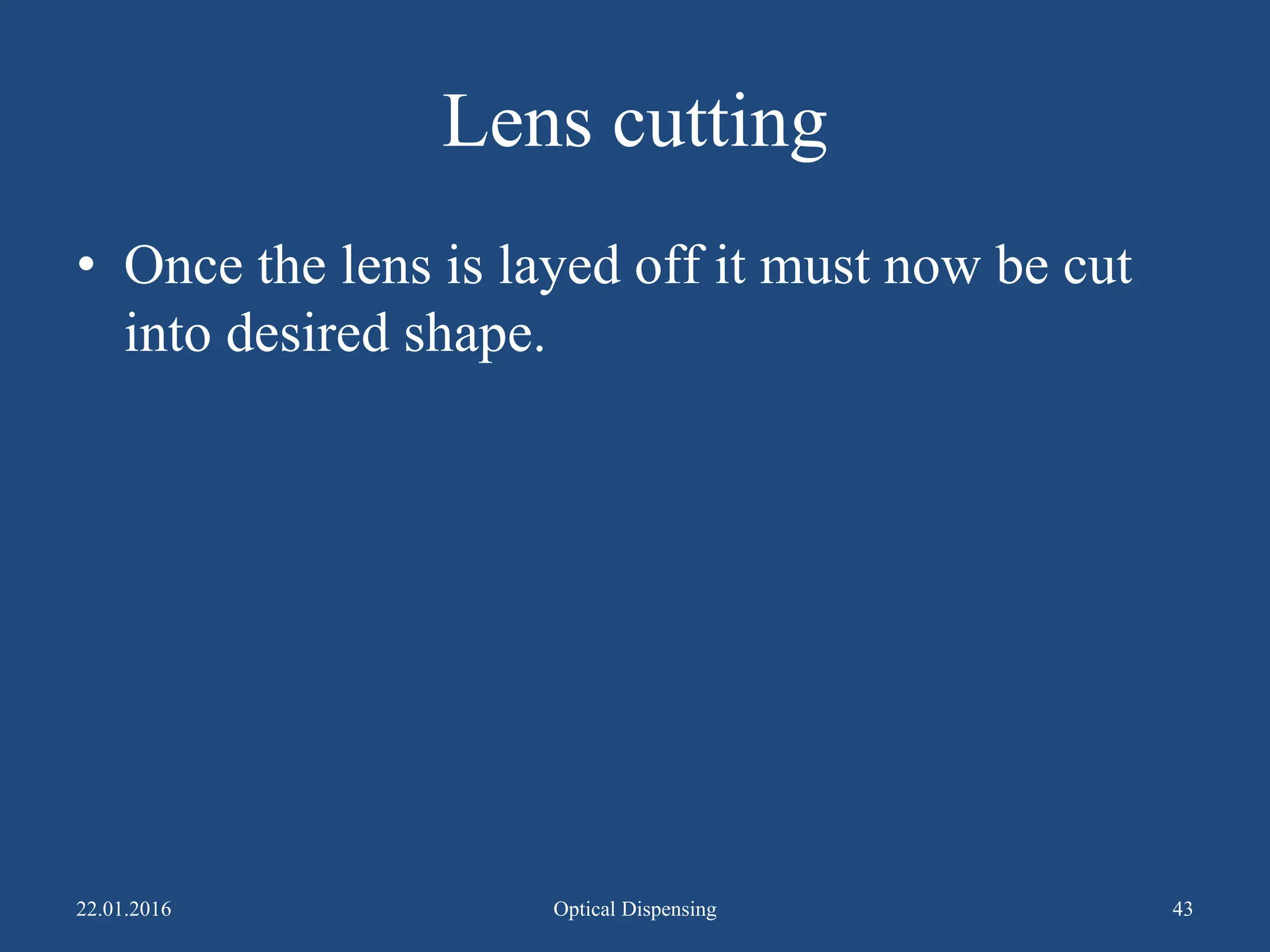 Optical dispensing.pptx