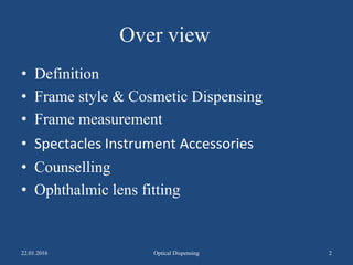 Optical dispensing.pptx