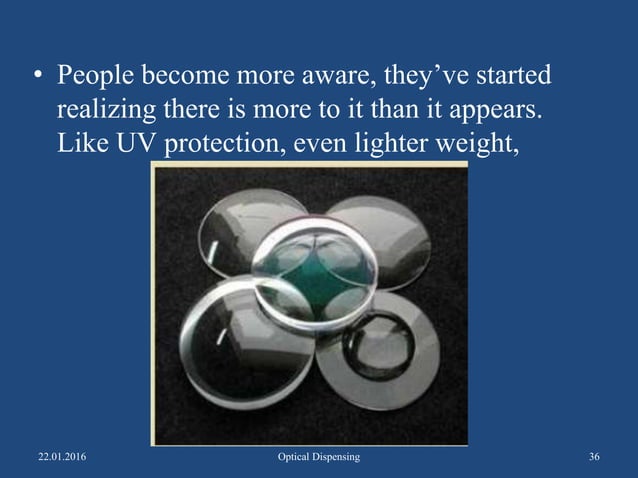 Optical dispensing.pptx | Eye and Vision Conditions | Diseases and ...