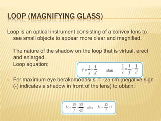 Optical equipment | PPTX